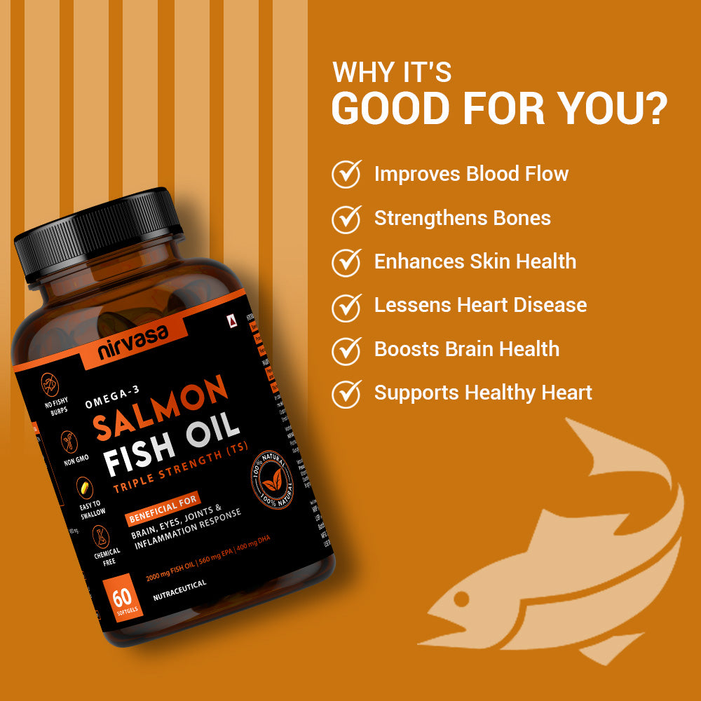 Best Salmon Fish Oil TS & Daily Multivitamin Tablets Combo Online – NIRVASA