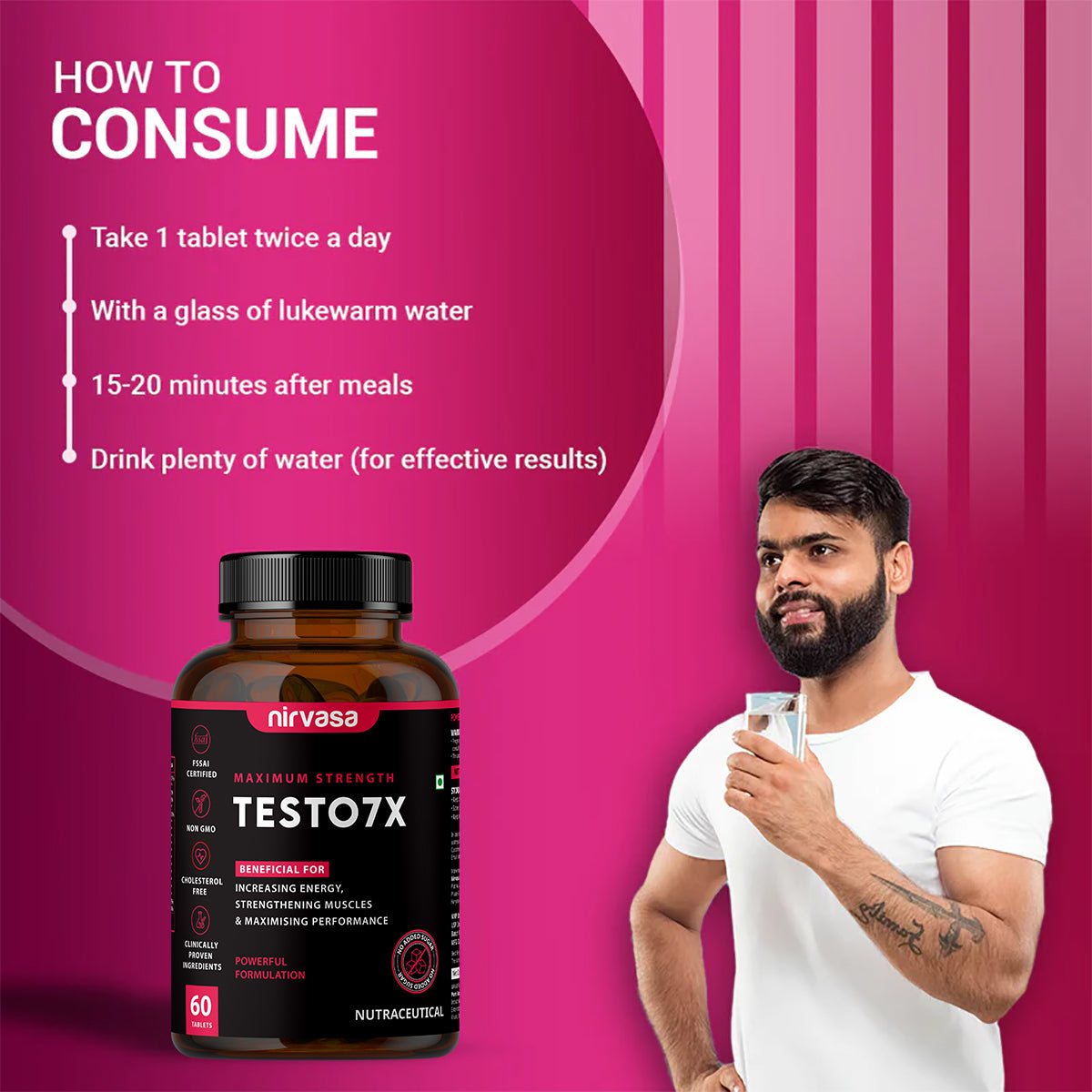 Buy Testo 7x Tablet Online at Best Price in India | Testo Booster ...