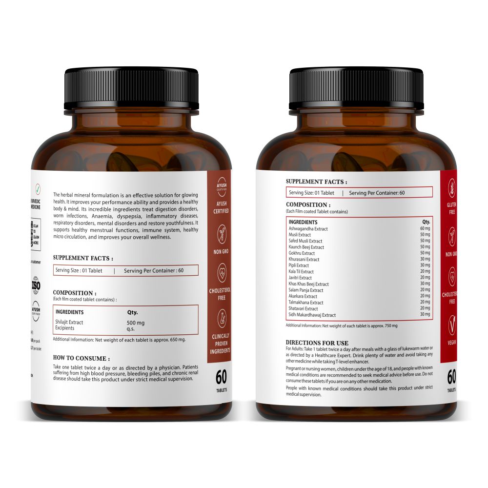 Buy Shilajit & Maxx Josh Tablets Combo for Men Online at Best Price ...